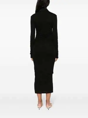 Nanushka Verity Ruched Maxi Dress