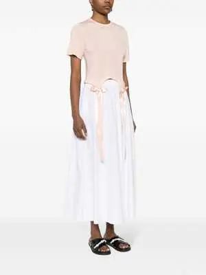 Simone Rocha Bow-detail T-shirt - Pink