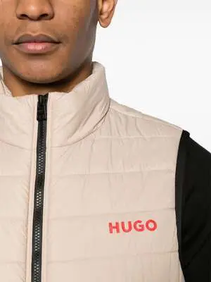 Hugo Logo-print Quilted Gilet