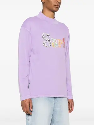 ERL Motif-embroidered Cotton T-shirt