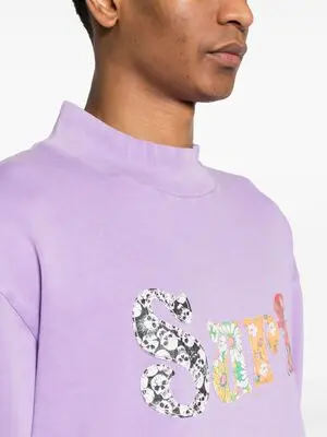 ERL Motif-embroidered Cotton T-shirt