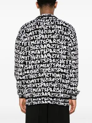 Vetements Intarsia-knit Logo Wool Jumper