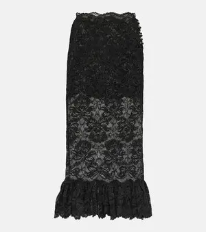 Rabanne Lace Midi Skirt