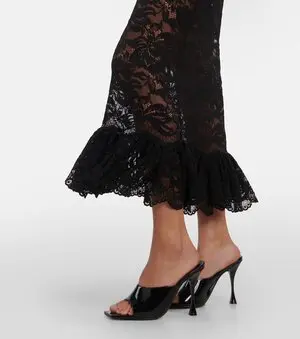 Rabanne Lace Midi Skirt