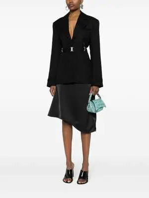 Remain Birger Christensen Knot-detailing Midi Skirt