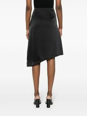 Remain Birger Christensen Knot-detailing Midi Skirt