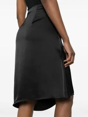 Remain Birger Christensen Knot-detailing Midi Skirt