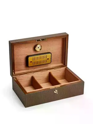 GIOBAGNARA Small Santiago Leather Humidor