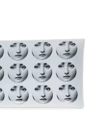 FORNASETTI Graphic-print Rectangular Tray