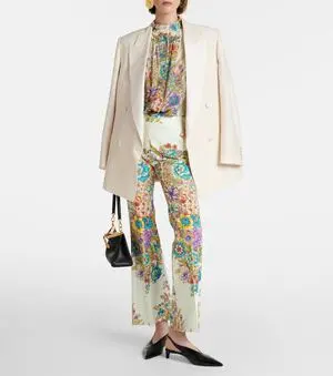 Etro Floral Flared Pants