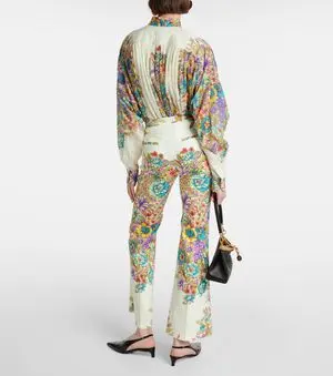 Etro Floral Flared Pants