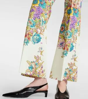 Etro Floral Flared Pants