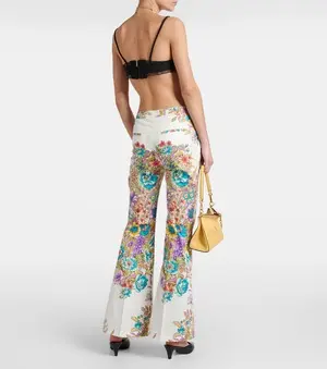 Etro Floral Flared Pants