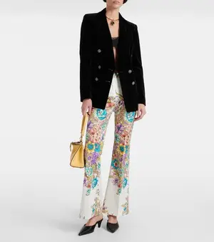 Etro Floral Flared Pants