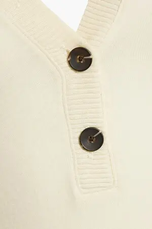 Enza Costa Cotton And Cashmere-blend Jersey Top