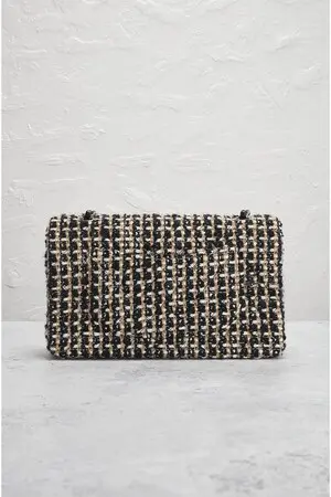 Chanel Tweed Double Flap Bag
