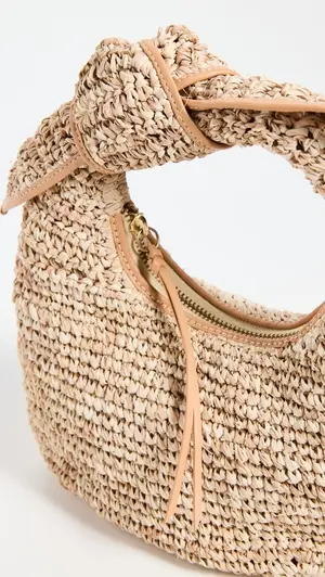 Poolside The Josie Knot Bag - Mixed Natural