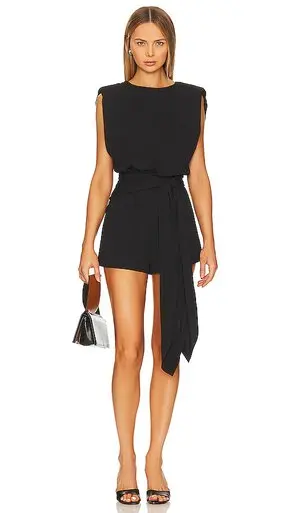 Amanda Uprichard Tropics Romper - Black