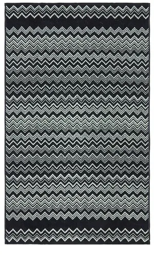 Missoni Keith Bath Towel In Black, White - N,a