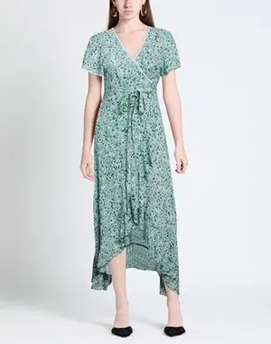 Poupette St Barth Floral-print Maxi Wrap Dress