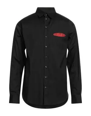 Dsquared2 Shirt Size Cotton, Elastane - Black