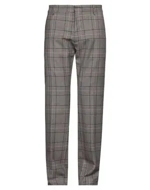 Dsquared2 Tartan Virgin Wool Blend Trousers - Light Brown