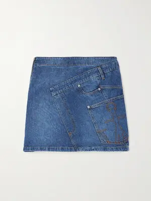 Jw Anderson Embroidered Jeans For Women