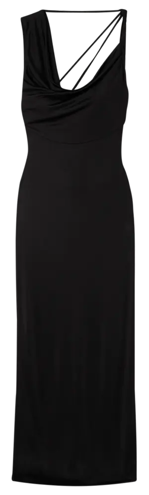 Michael Lo Sordo Twisted Draped Jersey Gown