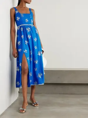Waimari Net Sustain Olivia Embellished Midi Dress