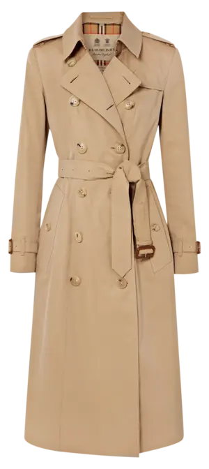 BURBERRY Burberry Chelsea Long Organic Cotton-Gabardine Trench Coat