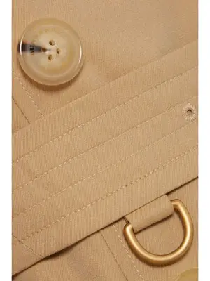 Burberry Chelsea Long Organic Cotton-gabardine Trench Coat - Neutrals