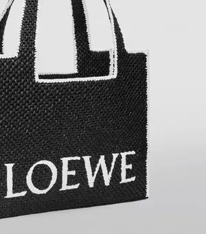Loewe X Paula's Ibiza Large Font Tote Bag - Black