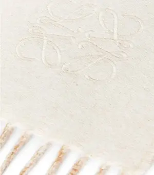 Loewe Bicolour Anagram Scarf