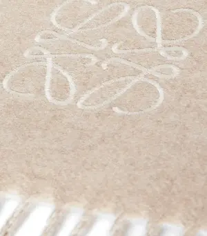 Loewe Bicolour Anagram Scarf