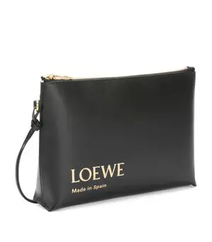 Loewe Leather Logo T Pouch