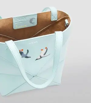 Loewe X Suna Fujita Mini Puzzle Fold Tote Bag
