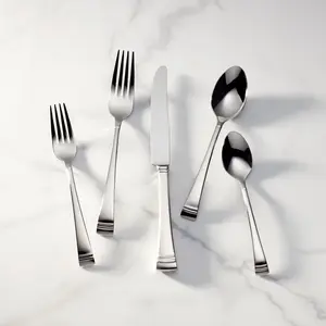 LENOX Federal Platinum Frosted 20 Piece Flatware Set