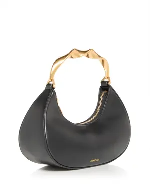 Simkhai Nixi Twist Top Handle Bag - Black