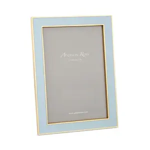 ADDISON ROSS Light Powder Enamel Picture Frame, 4 X 6 - Blue