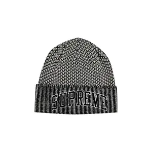 Supreme Fair Isle Beanie - Black