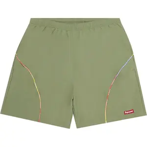 Supreme Gradient Piping Water Short - Green