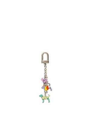 Pink Keychain Charm - Orange