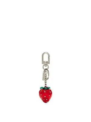 Pink Keychain Charm - Red