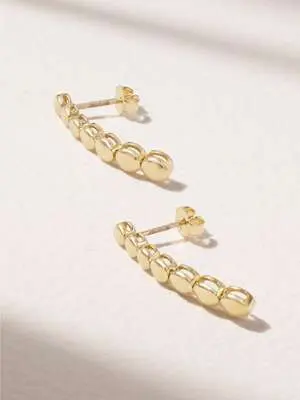 JENNIFER MEYER 18-karat Graduated Earrings