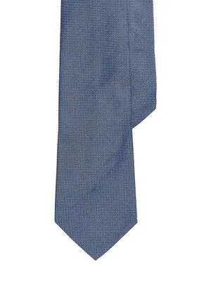 Polo Ralph Lauren Pin Dot Silk Tie Royal Blue White