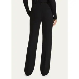 Theory Admiral Crepe Full-length Trousers - Black - 00