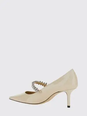 JIMMY CHOO Bing Mary Jane Crystal-embellished Patent Leather Pumps