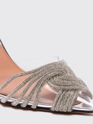 AQUAZZURA Embellished Slingback Pumps