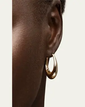 FUTURA JEWELRY Reflective Hoop Earrings