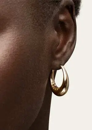 FUTURA JEWELRY Reflective Hoop Earrings